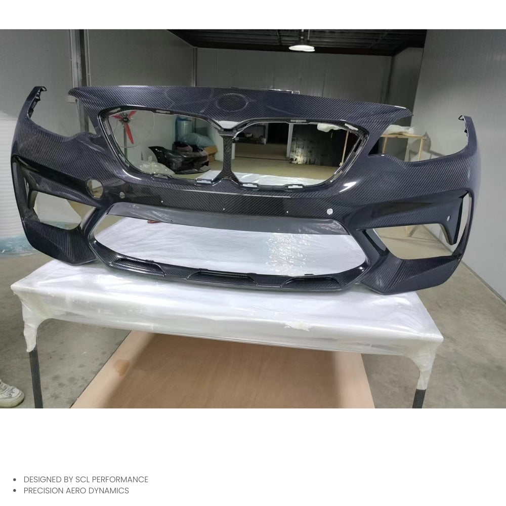 Oem Dry Carbon Fiber BodyKit Front Bumper for BMW M2C/M2 F87 2014-2022 ...